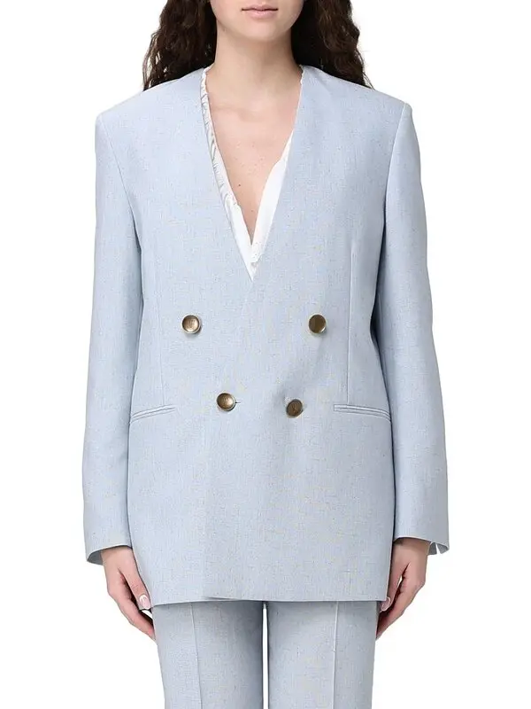 Alberta Ferretti Blazer - Gnawed Blue