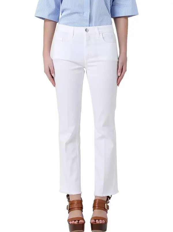 FAY Straight Leg Jeans - White