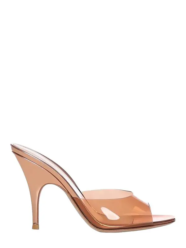 GIANVITO ROSSI Heeled Sandal - Silver