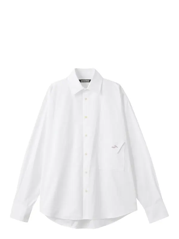 Jacquemus La Chemise Nappe - White