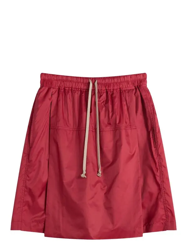 Rick Owens X Moncler Kiltshorts - Red