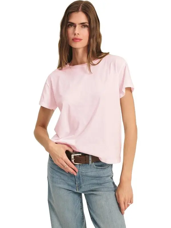 Velvet By Graham & Spencer Tia Tee - Neutral / Pink