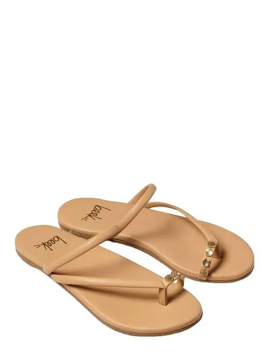 Beek Starbird Leather Slide Sandal - Gold