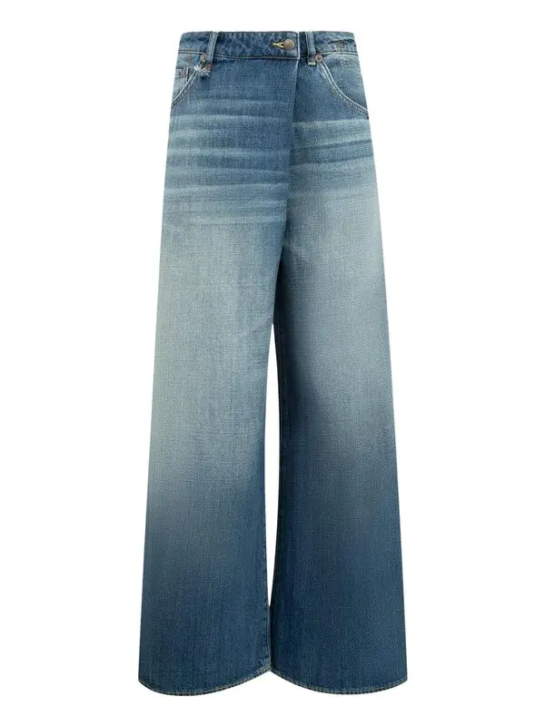 R13 Nico Wrap Jean - Blue