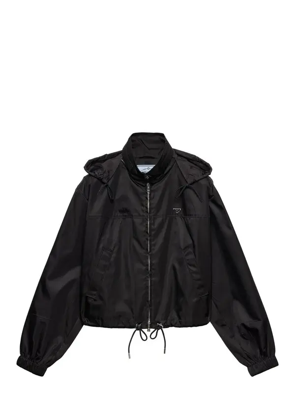Prada Re-nylon Blouson Jacket - Black