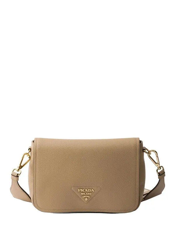 Prada Leather Shoulder Bag - Neutral
