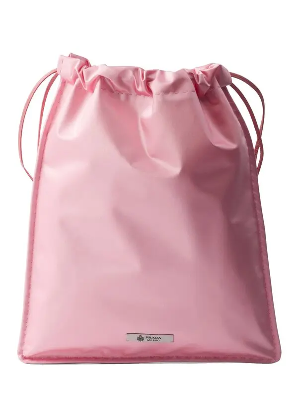 Prada Silk Duchesse Pouch - Pink
