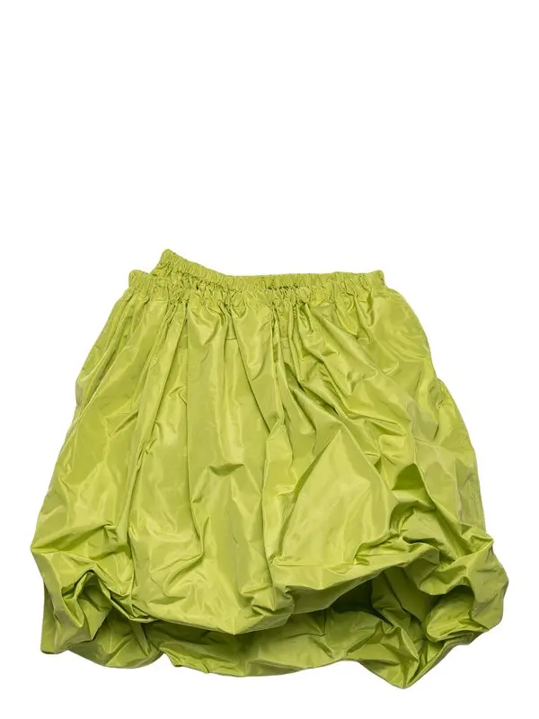 Prada Technical Taffeta Skirt - Green