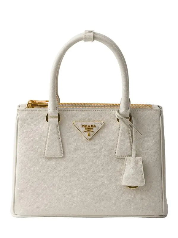 Prada Galleria Small Saffiano Leather Bag - Neutral