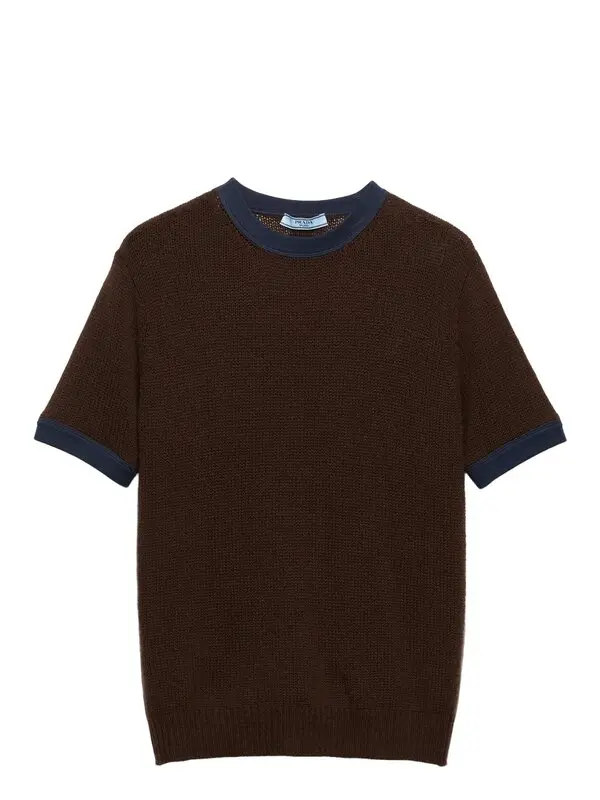 Prada Cashmere Crew-neck Sweater - Brown