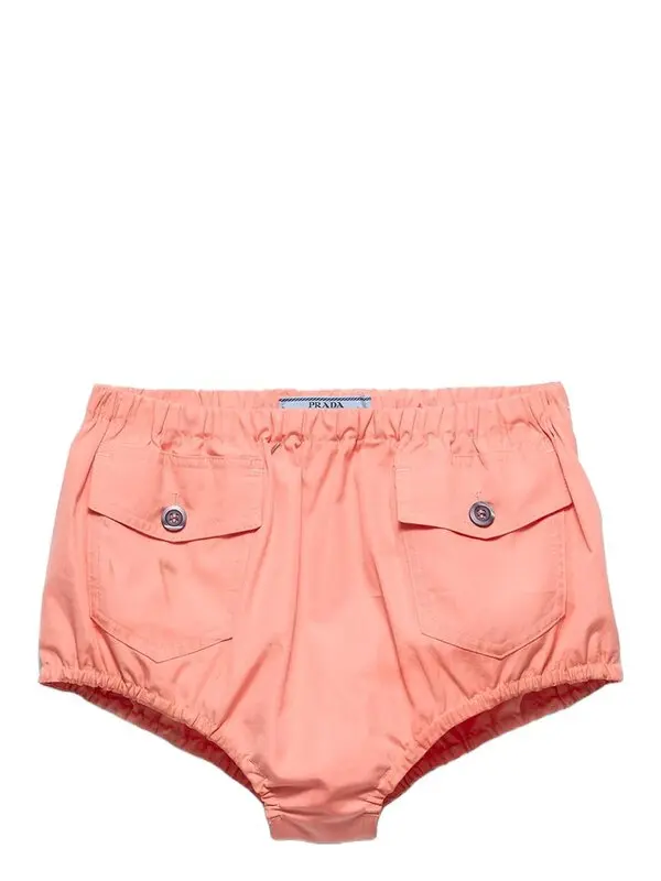Prada Poplin Shorts - Orange