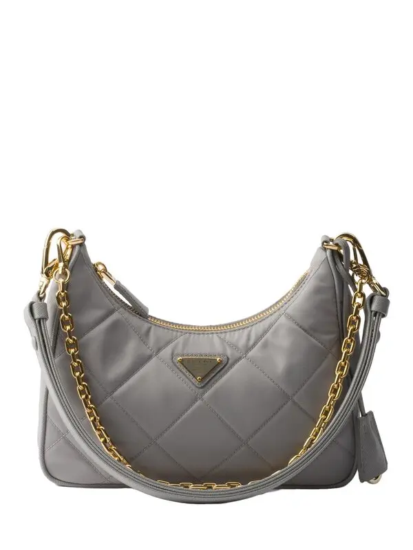 Prada Re-edition Quilted Re-nylon Mini-bag - Grey