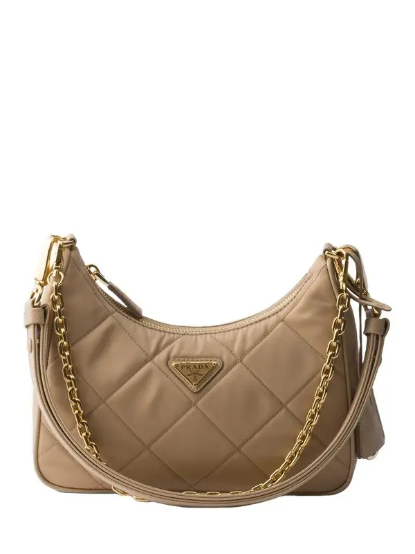 Prada Re-edition Quilted Re-nylon Mini-bag - Brown