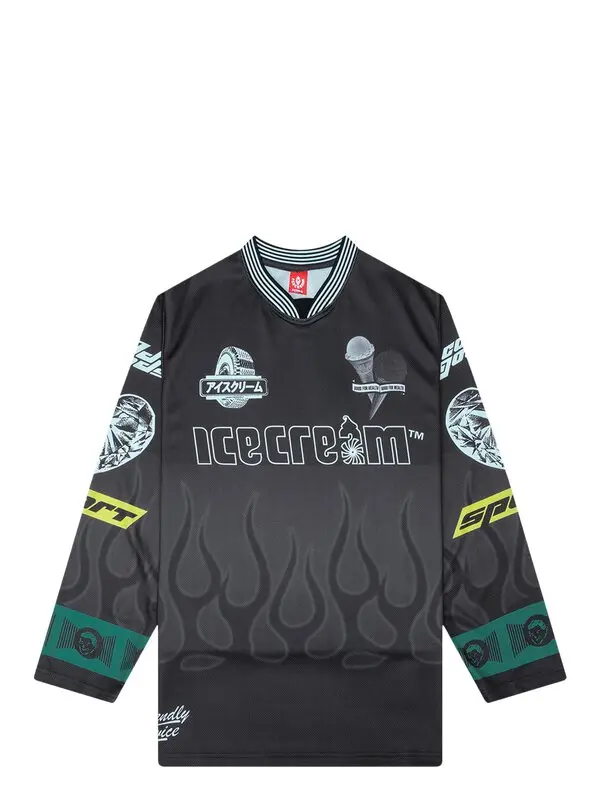 ICECREAM Long-sleeve Jersey - Black