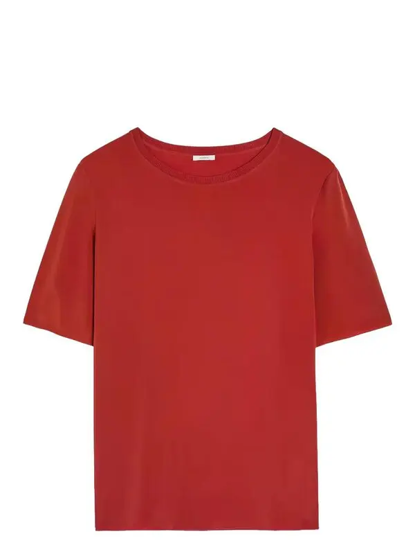 JOSEPH Rubin Crew-neck T-shirt - Red