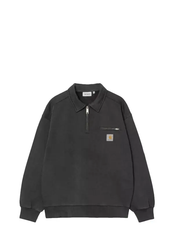 Carhartt Work In Progress Half Zip Sweatshirt - Grey
