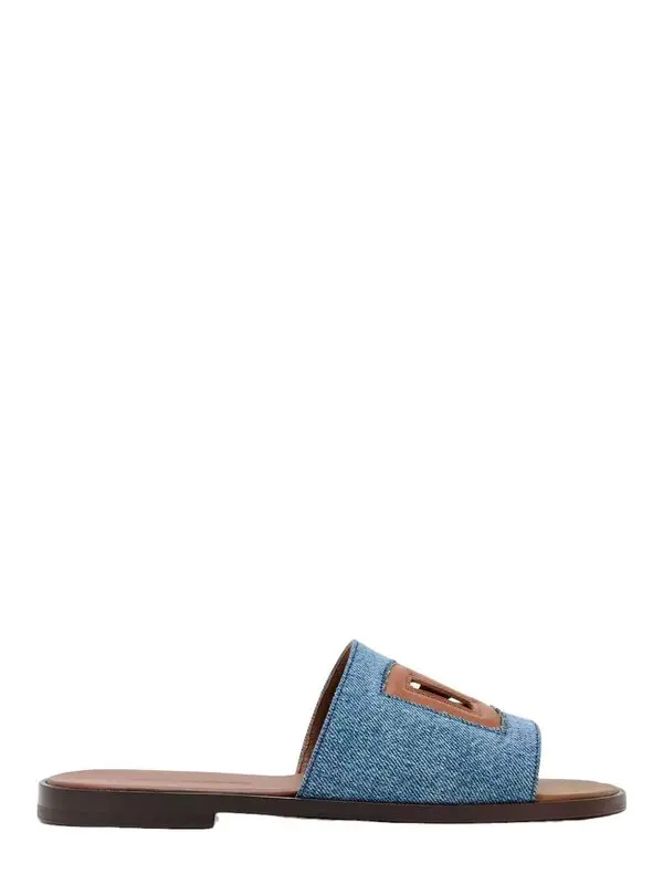 Dolce & Gabbana Logo Detail Loafers - Blue