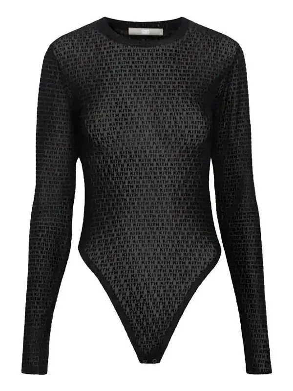 Kith Monogram-pattern Bodysuit - Black