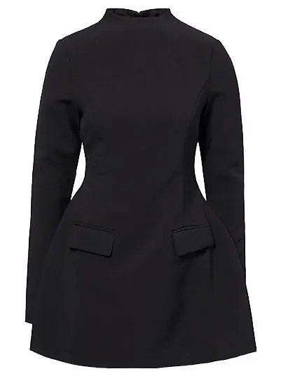 Oddmuse Split-sleeve Mini Dress - Black