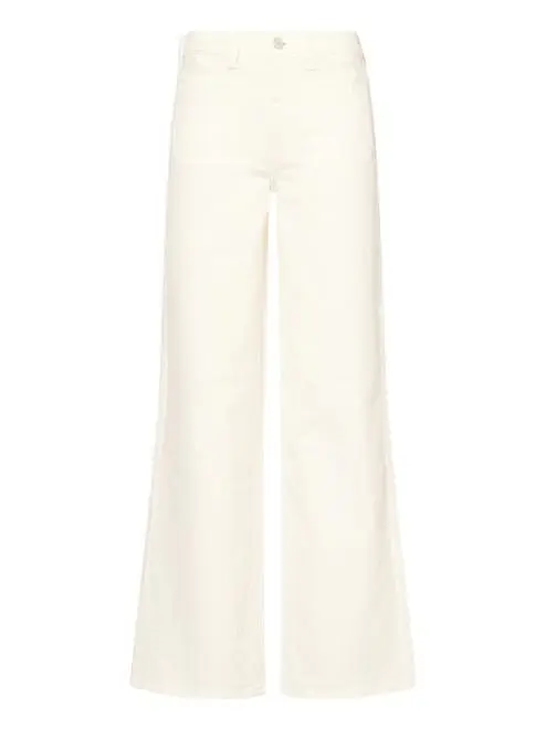 Paige Anessa Wide-leg Jeans - Tonal Ecru