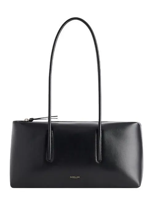 DEMELLIER Stockholm Leather Shoulder Bag - Black