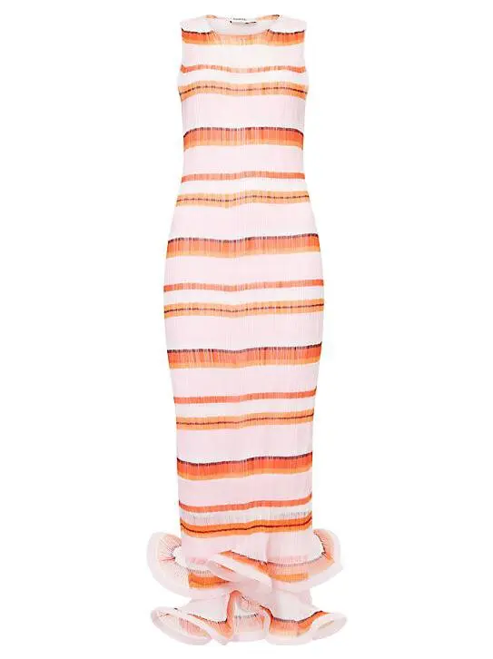 Simkhai Daniella Knitted Midi Dress - Blossom Stripe