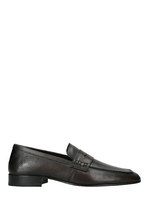 Dries Van Noten Leather Loafers - Mid Brown