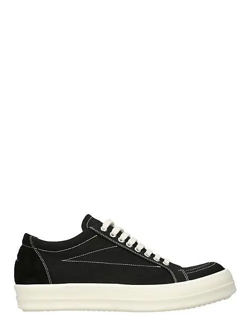 Rick Owens Vintage Canvas Trainers - Black