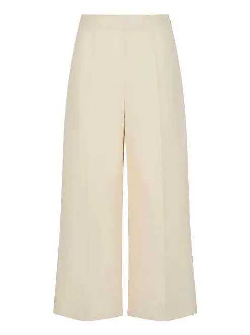 Marni Flared-leg Cropped Cotton Trousers - 00w06