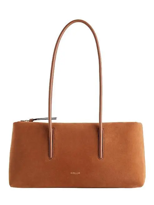 DEMELLIER Stockholm Suede Shoulder Bag - Dp Tan/tan