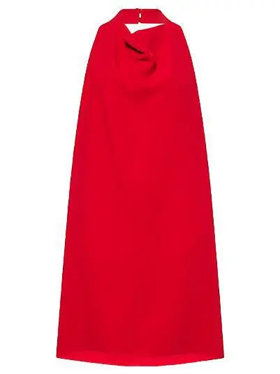 Valentino Garavani Halter-neck Silk-crepe Mini Dress - Paris
