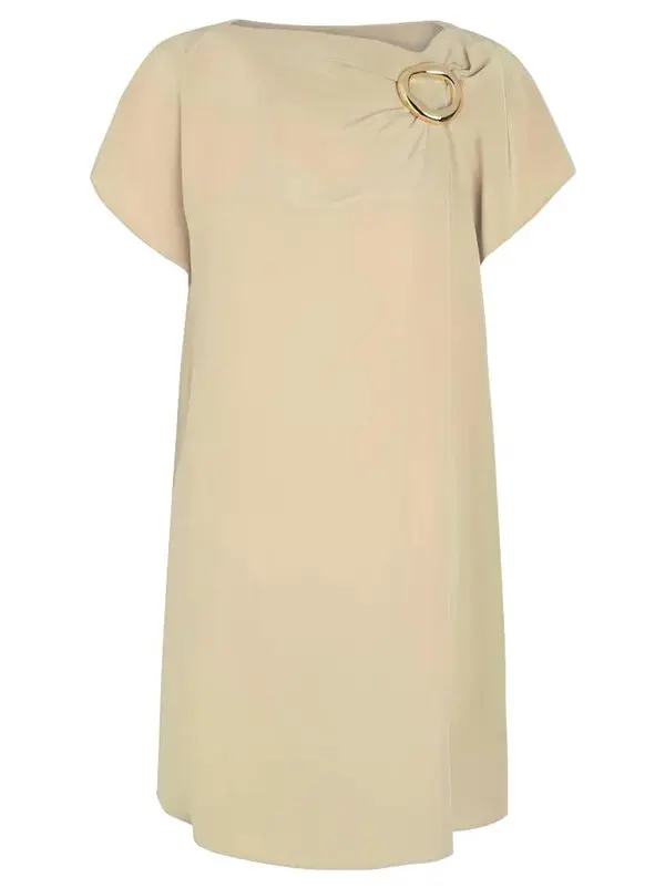 JOSEPH Ring-detail Mini Dress - Neutrals