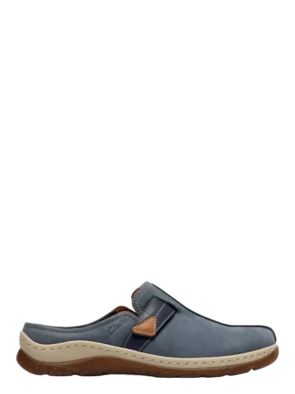 Clarks Orlene Clog - Denim Blue Nubuck