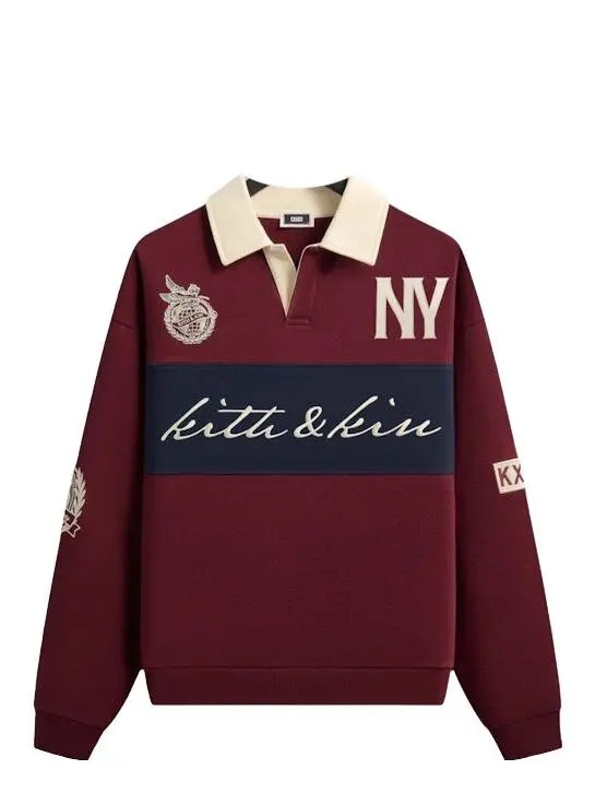 Kith Autograph Nelson Rugby Pullover - Magma