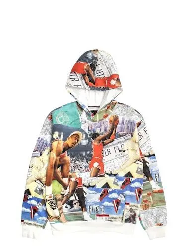 JORDAN Brooklyn Fleece Printed Pullover Hoodie - Sail