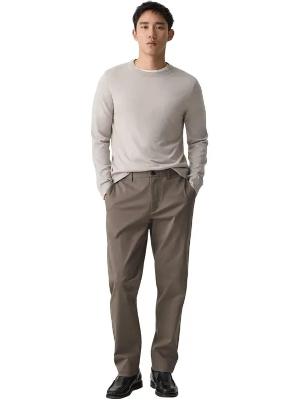 Theory Zaine Pant In Moonsoft Cotton - Morel