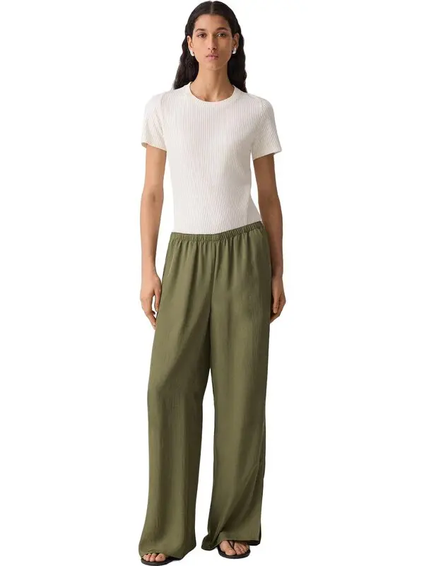 Theory Vented Pull-on Pant - Forest Moss