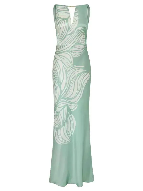 Rebecca Vallance Lalisa Floral-print Maxi Dress - Green