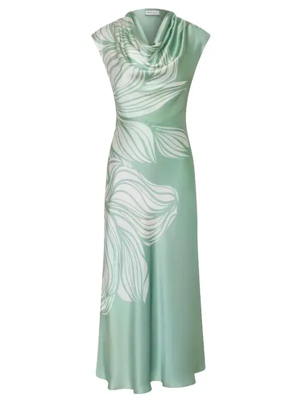 Rebecca Vallance Floral-print Midi Dress - Green