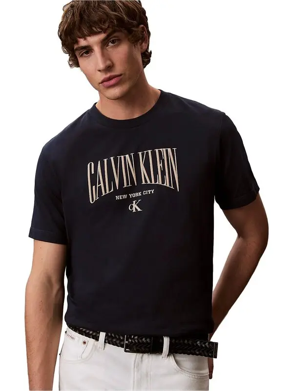Calvin Klein Heritage Classic Relaxed T-shirt - Dark Sapphire