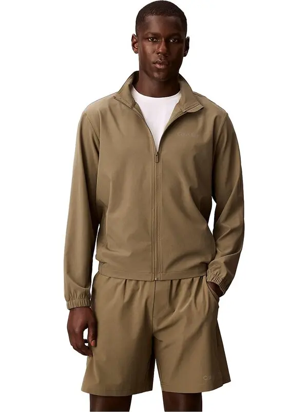 Calvin Klein Icon Sport Windbreaker Jacket - Dusty Olive