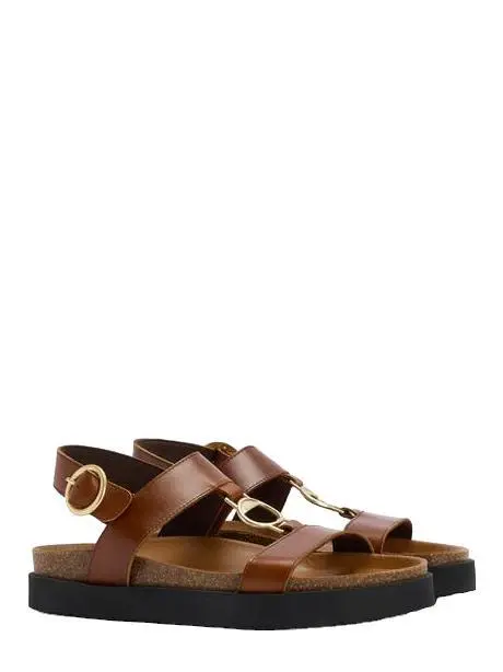 Barbour Gwen Slingback Sandal - Brown