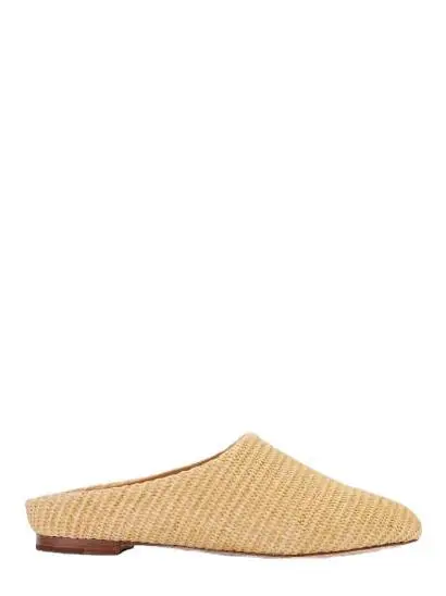 SIMONMILLER Raffia Riad Slipper - Natural
