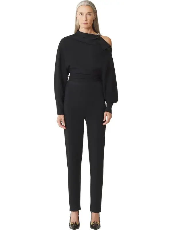 LANVIN Viscose Blend Sweater - Black