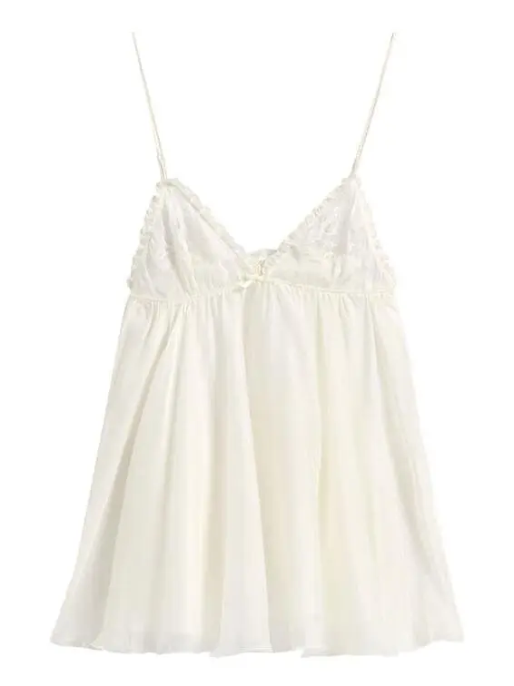 SKIMS Silk Babydoll Slip - Ivory