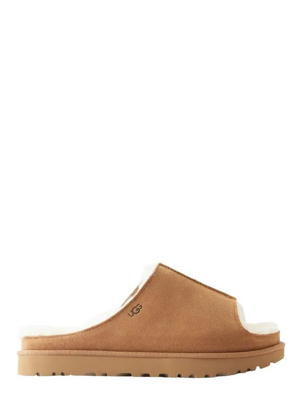 UGG Greenport Shearling Slides - Brown