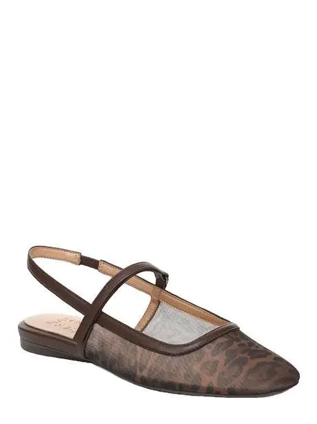 Naturalizer Connie Slingback Flat - Dark Brown/black