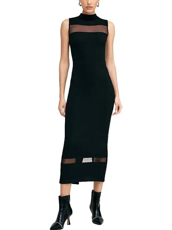 MARCELLA Cleo Midi Dress - Black