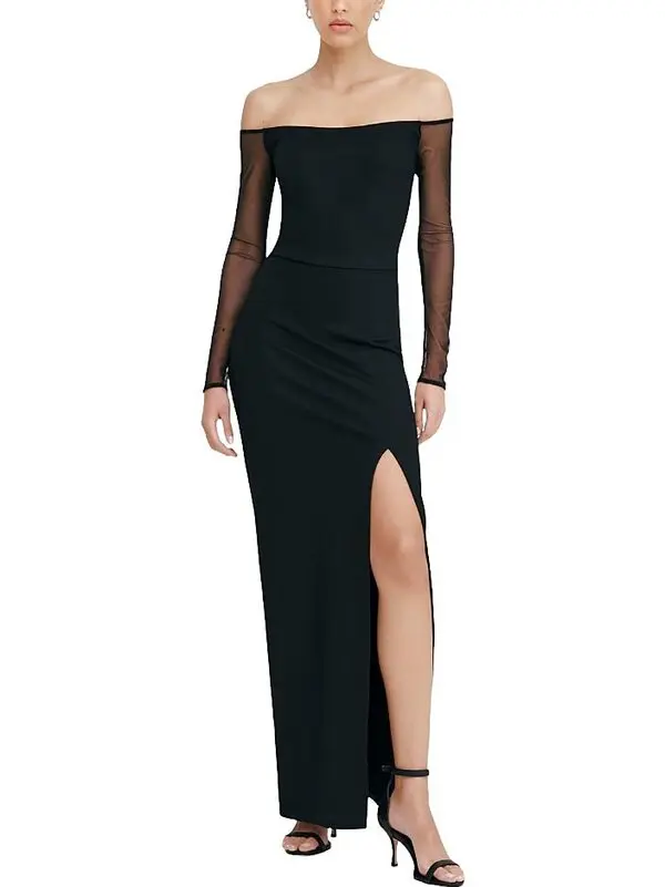 MARCELLA Marian Dress - Black