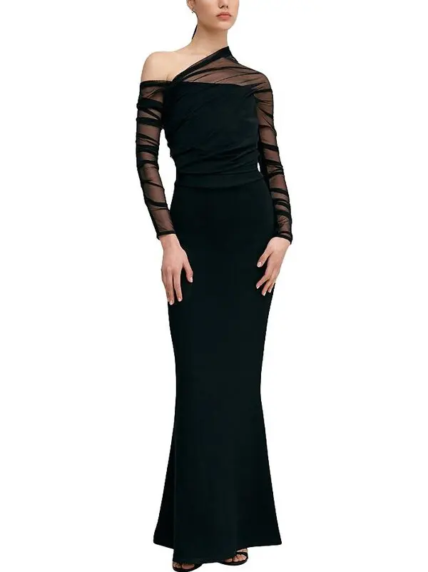 MARCELLA Monroe Maxi Dress - Black